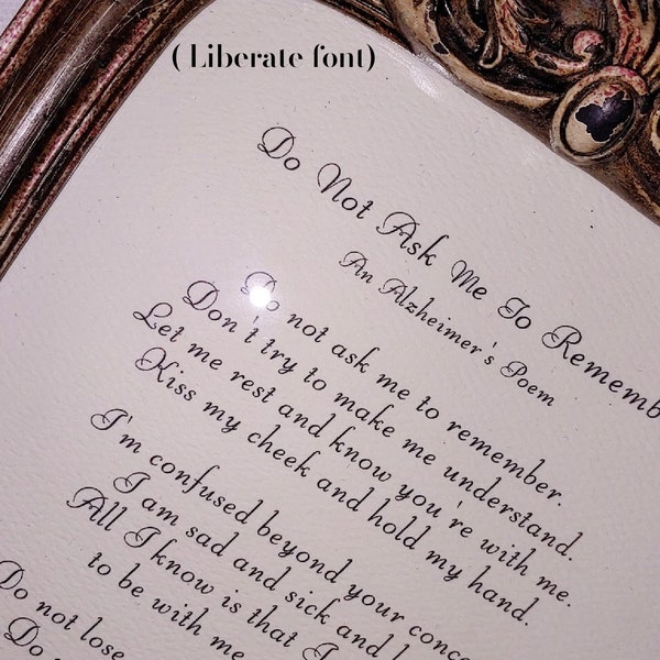 Remember Me Poem - Etsy