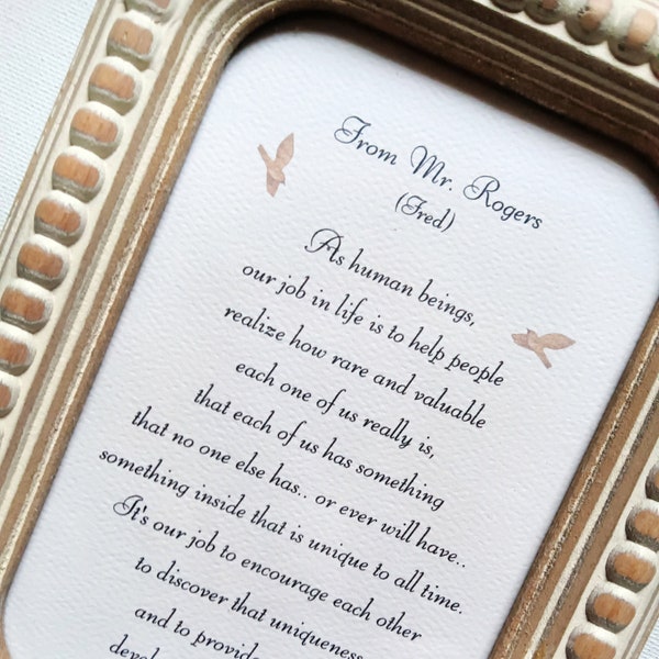 Mr. Rogers Quote - Etsy