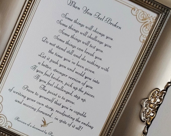 When You Feel Broken; Moving Forward; You're Capable; Write Your Own ...