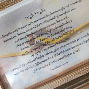 High Flight Poem-vintage Plane High Flight-john Gillespie Magee Poem ...