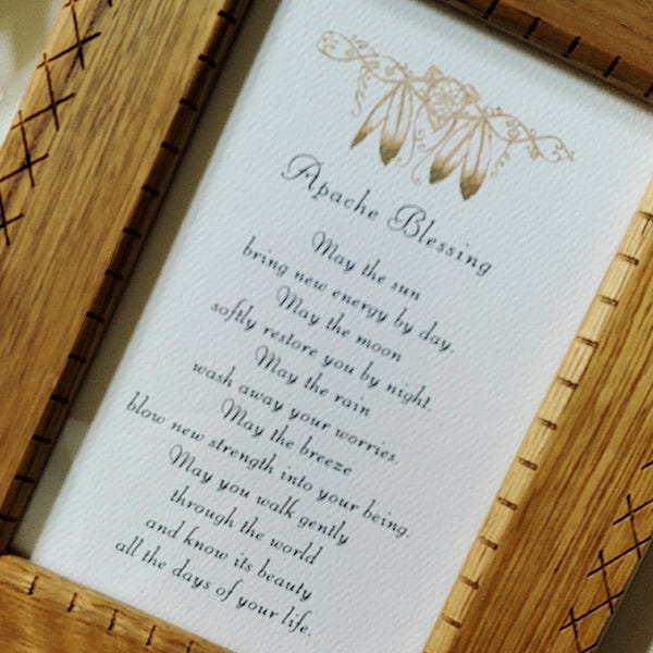 Apache Blessing - Etsy