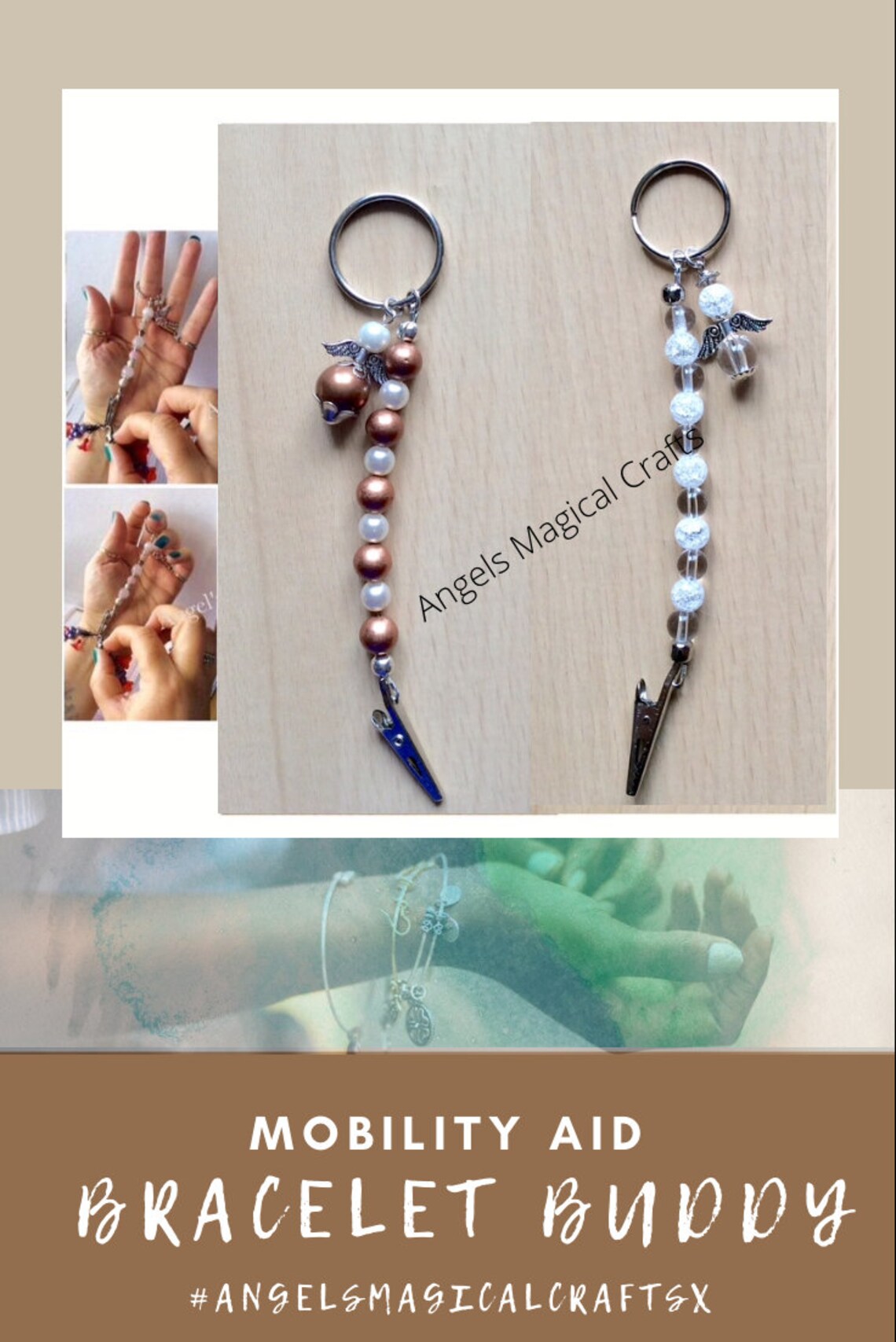 Bracelet Buddy Helper Beaded Mobility Jewellery Aid Flexible - Etsy UK