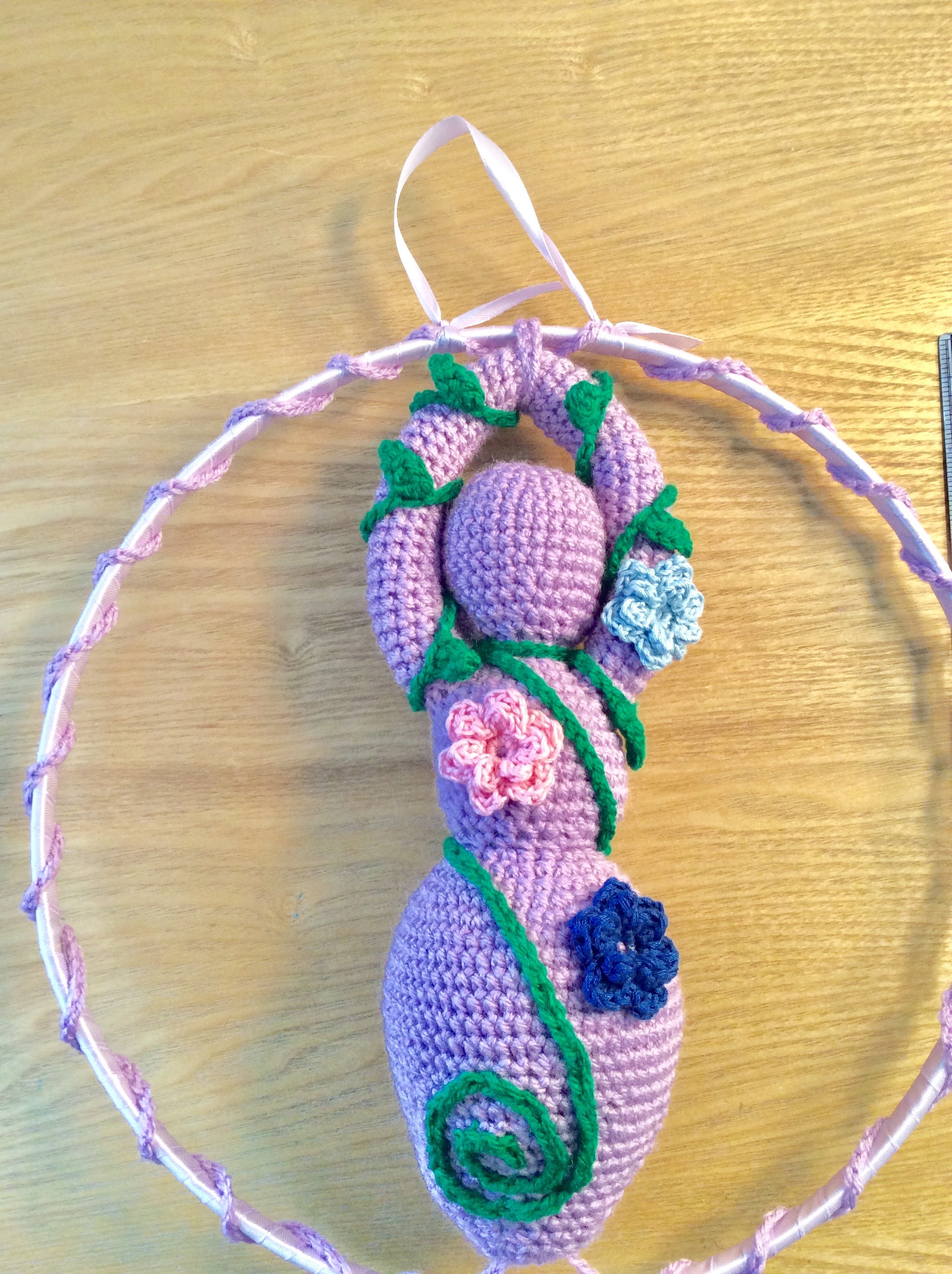 Crochet Goddess Doll Handmade Embellished Triple Goddess | Etsy UK