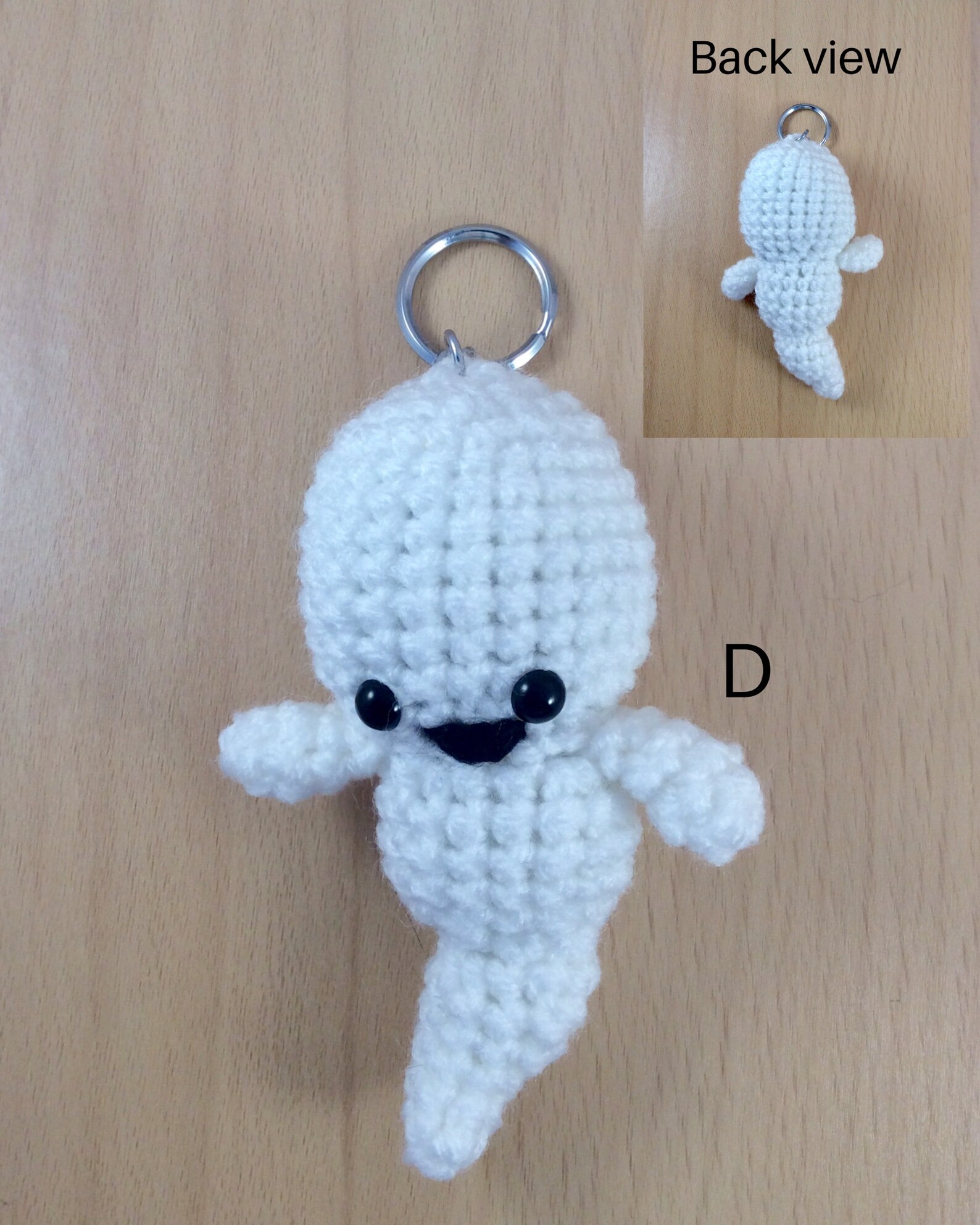 Halloween Crochet Novelty Keyring Witch Skull Bat Ghost Bag | Etsy UK