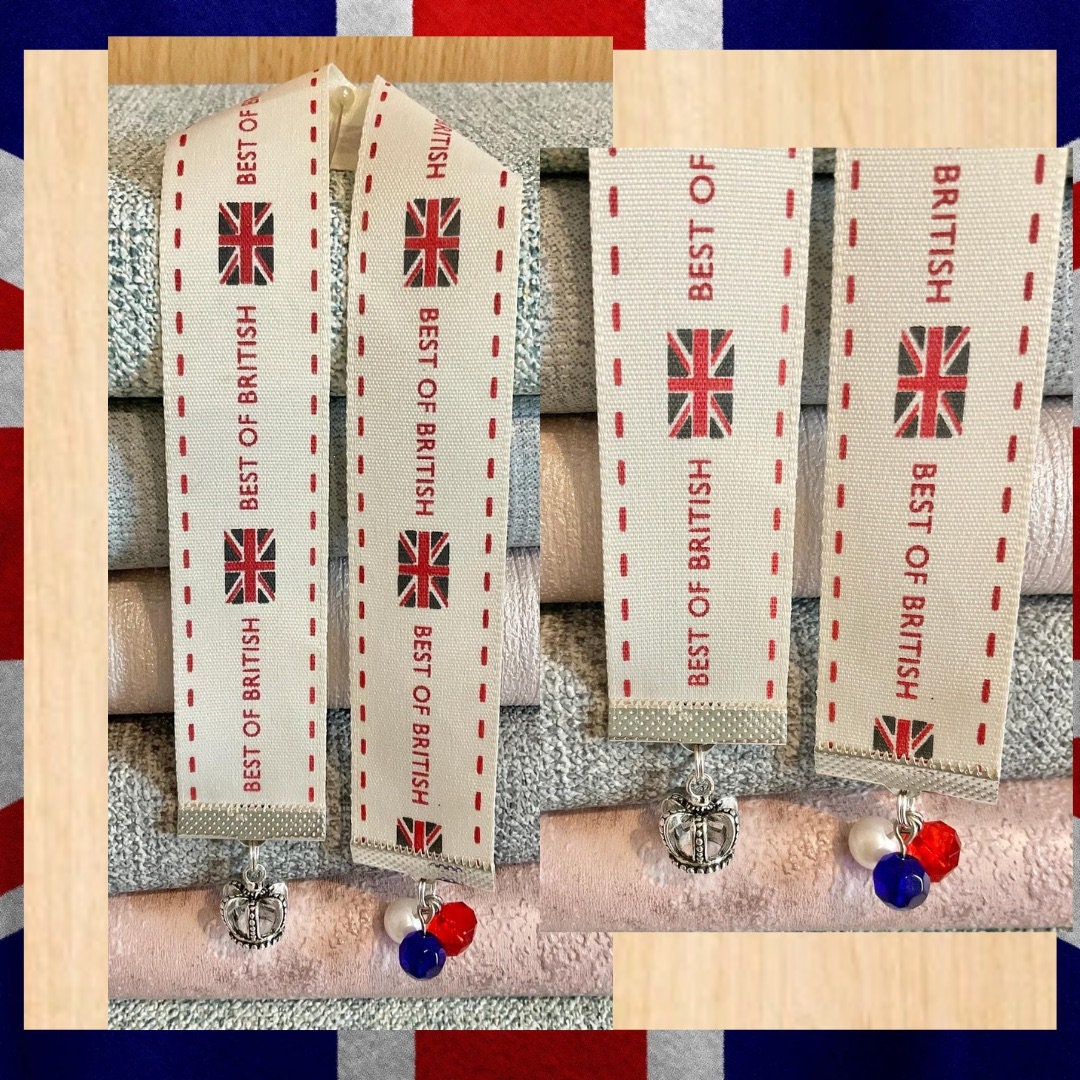 Kings Coronation Piece, Bookmark Readers Gift, Patriotic Accessory ...