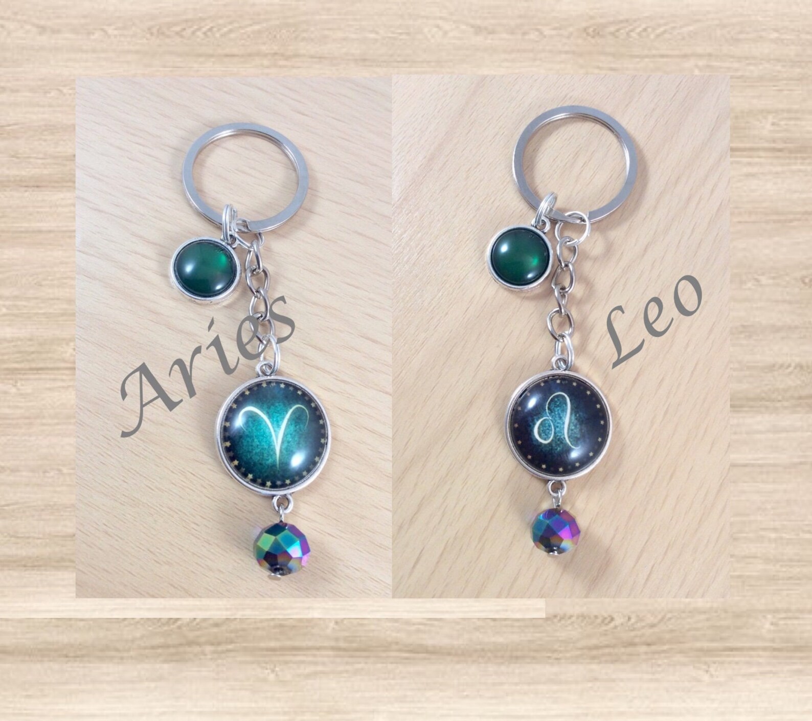 Star Sign Keyring Astronomy Key Chain Birthday Gift - Etsy UK