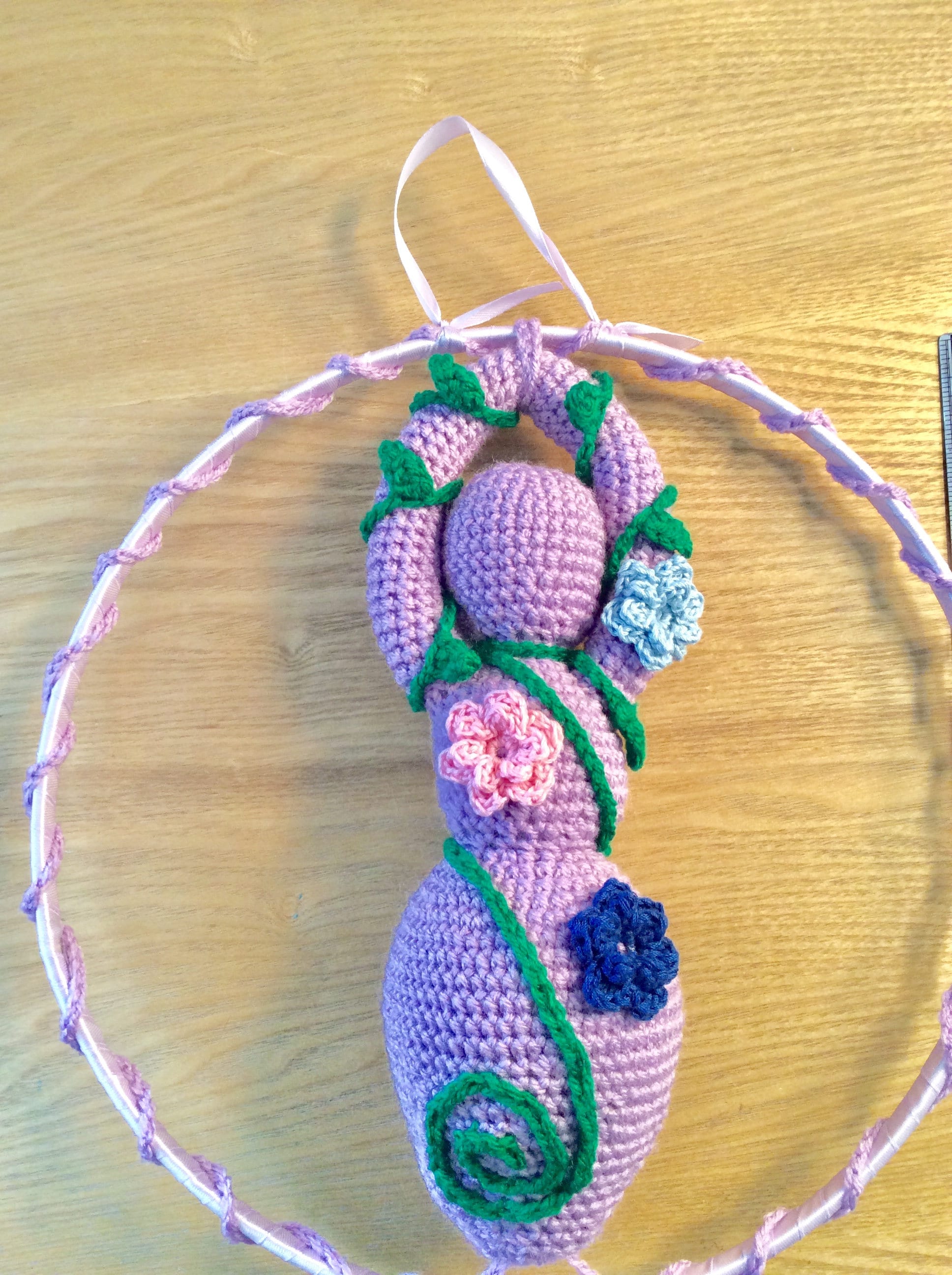 Crochet Goddess Doll Handmade Embellished Triple Goddess | Etsy UK