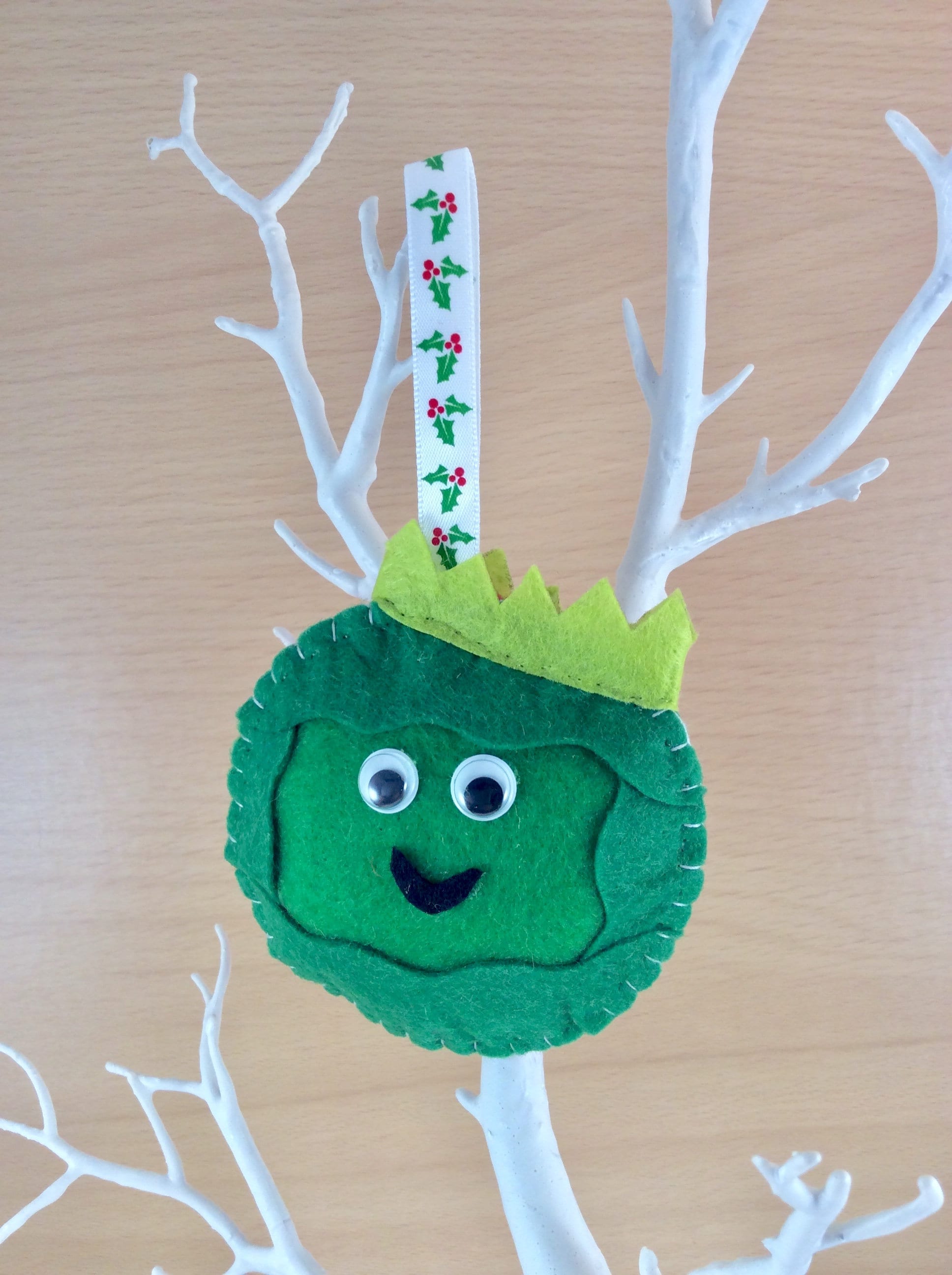 Felt Christmas Sprout Decoration Handmade Sprout Tree Bauble - Etsy