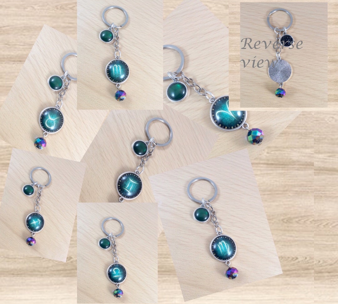 Star Sign Keyring, Astronomy Key Chain, Birthday Gift - Etsy UK