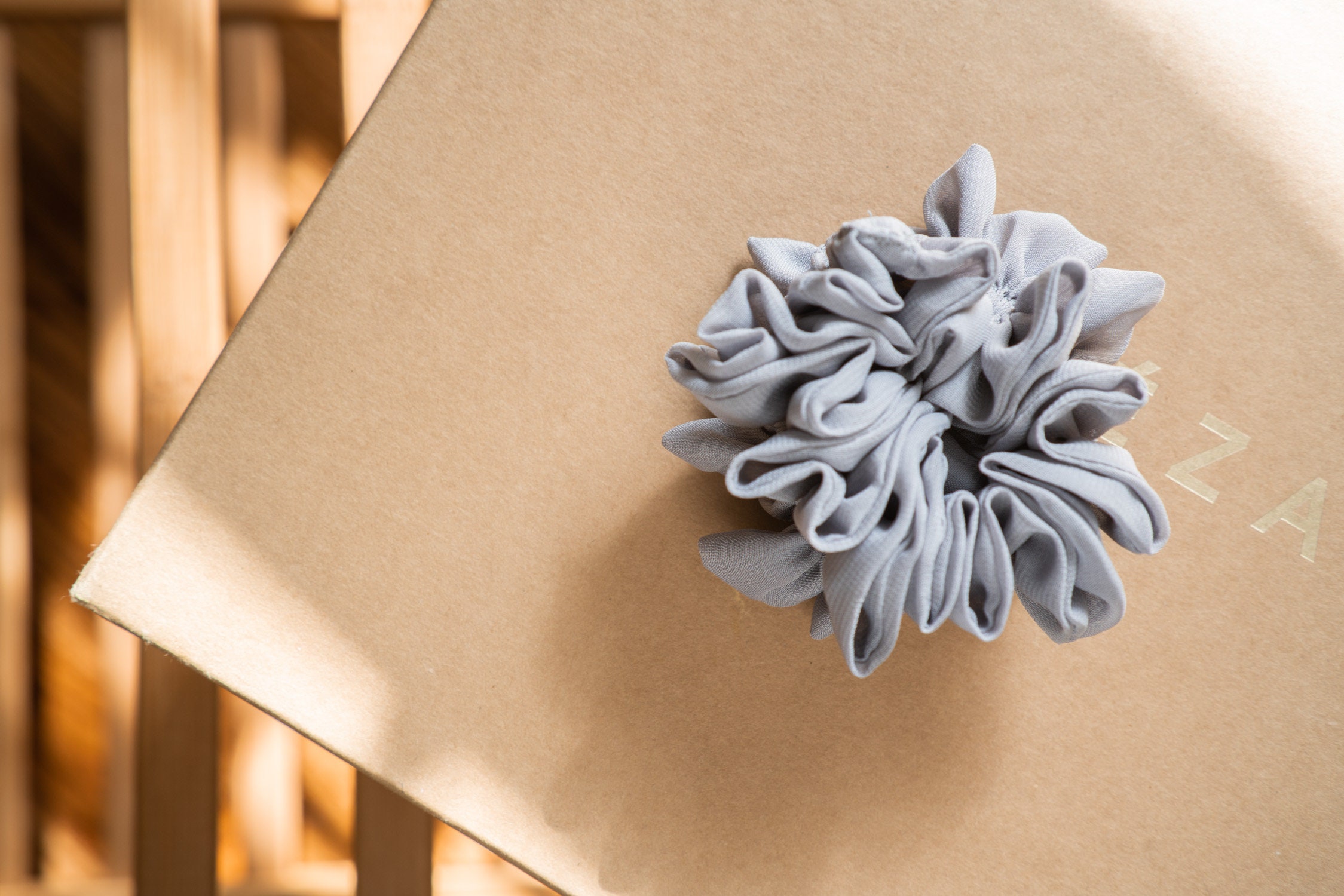 Grey Scrunchies Luxury Scrunchies Spring Hair Accessory Large ...