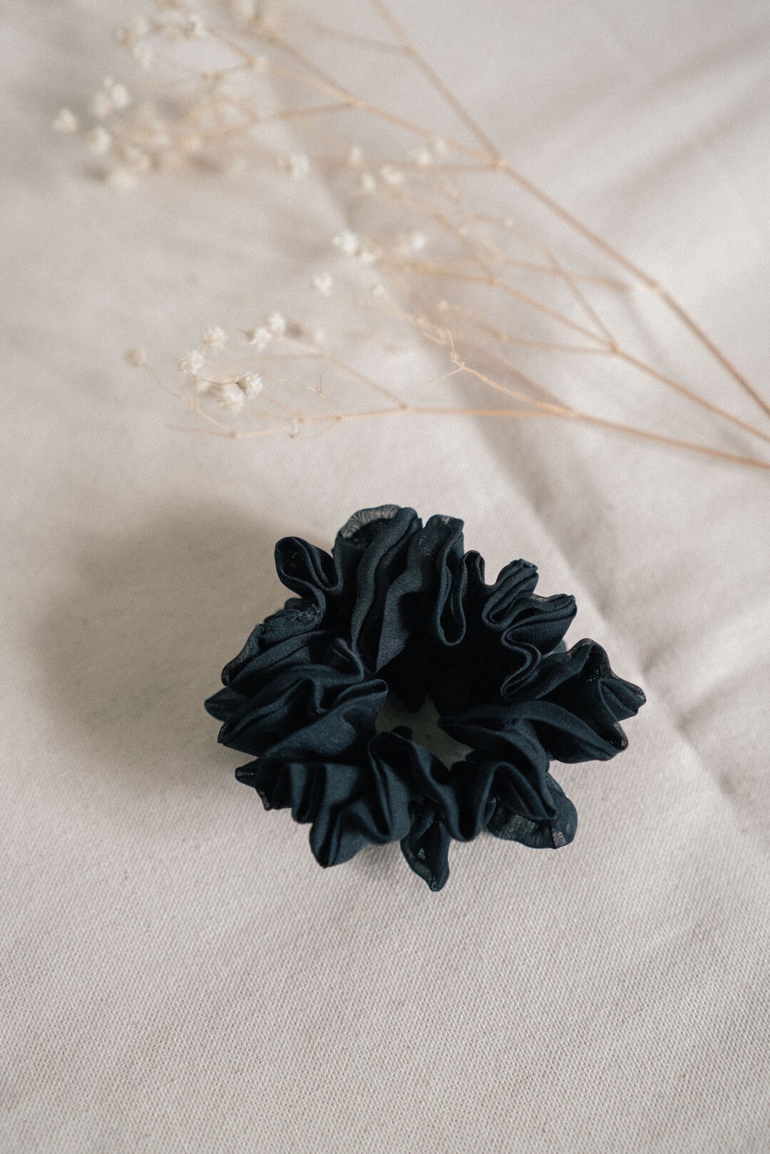 Black Hair Scrunchies Fancy Hair Scrunchies Gifts for Her - Etsy