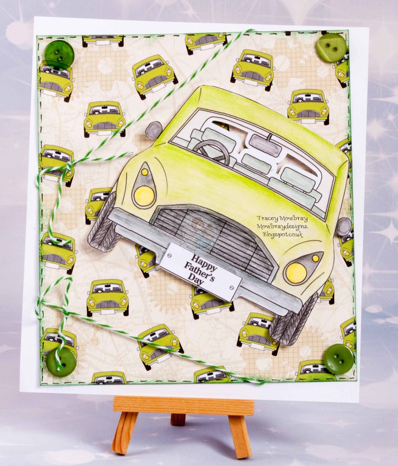 New Car, Digi Stamp Instant Download - Etsy