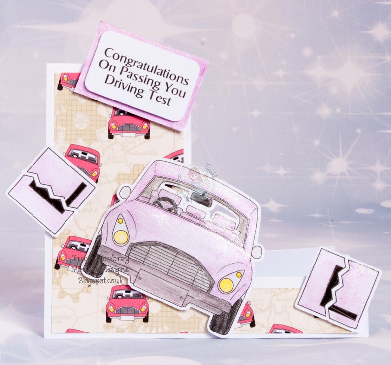 New Car, Digi Stamp Instant Download - Etsy