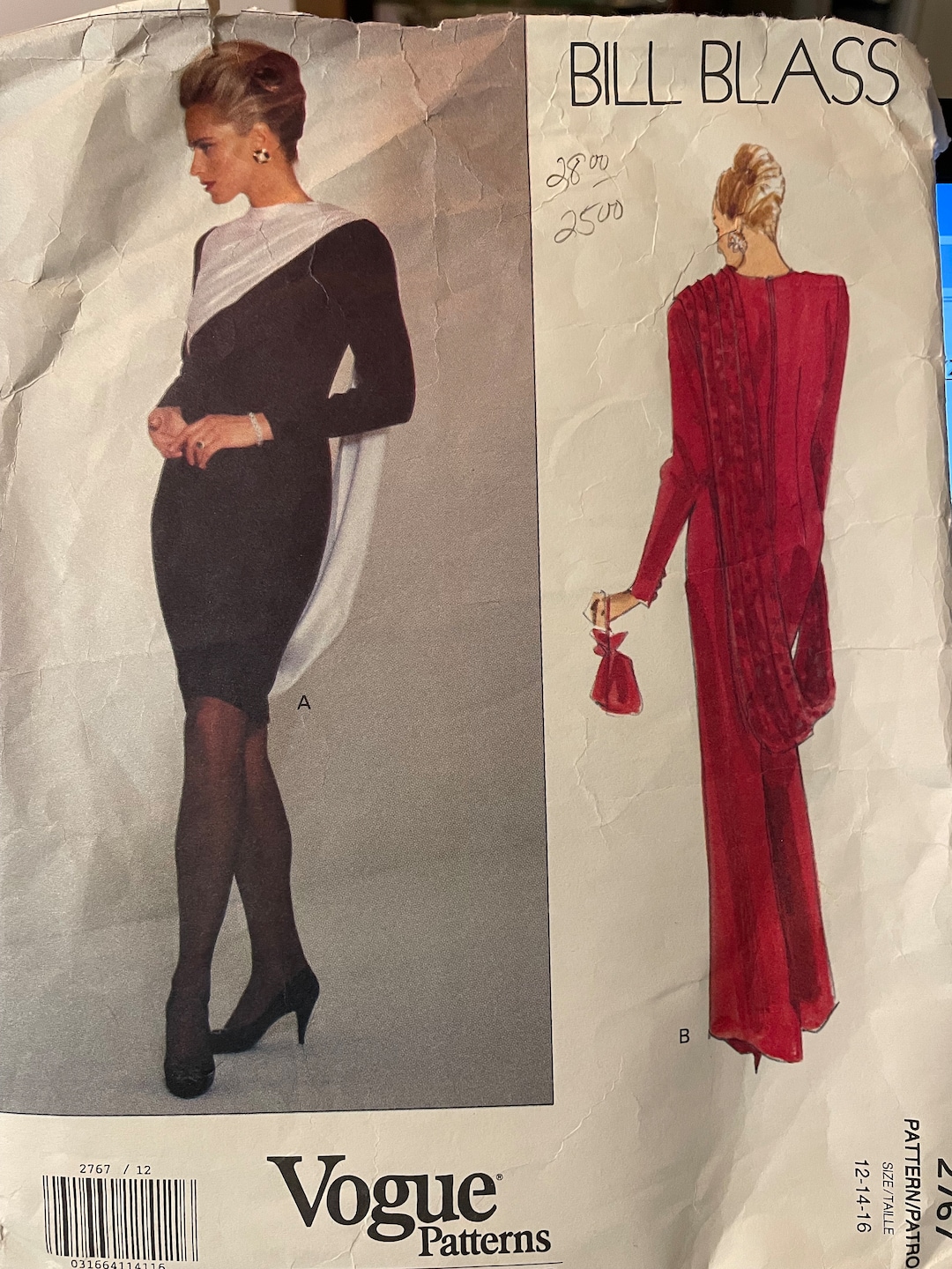 Vogue Designer Dress Sewing Patterns: Bill Blass, Ralph Lauren ...