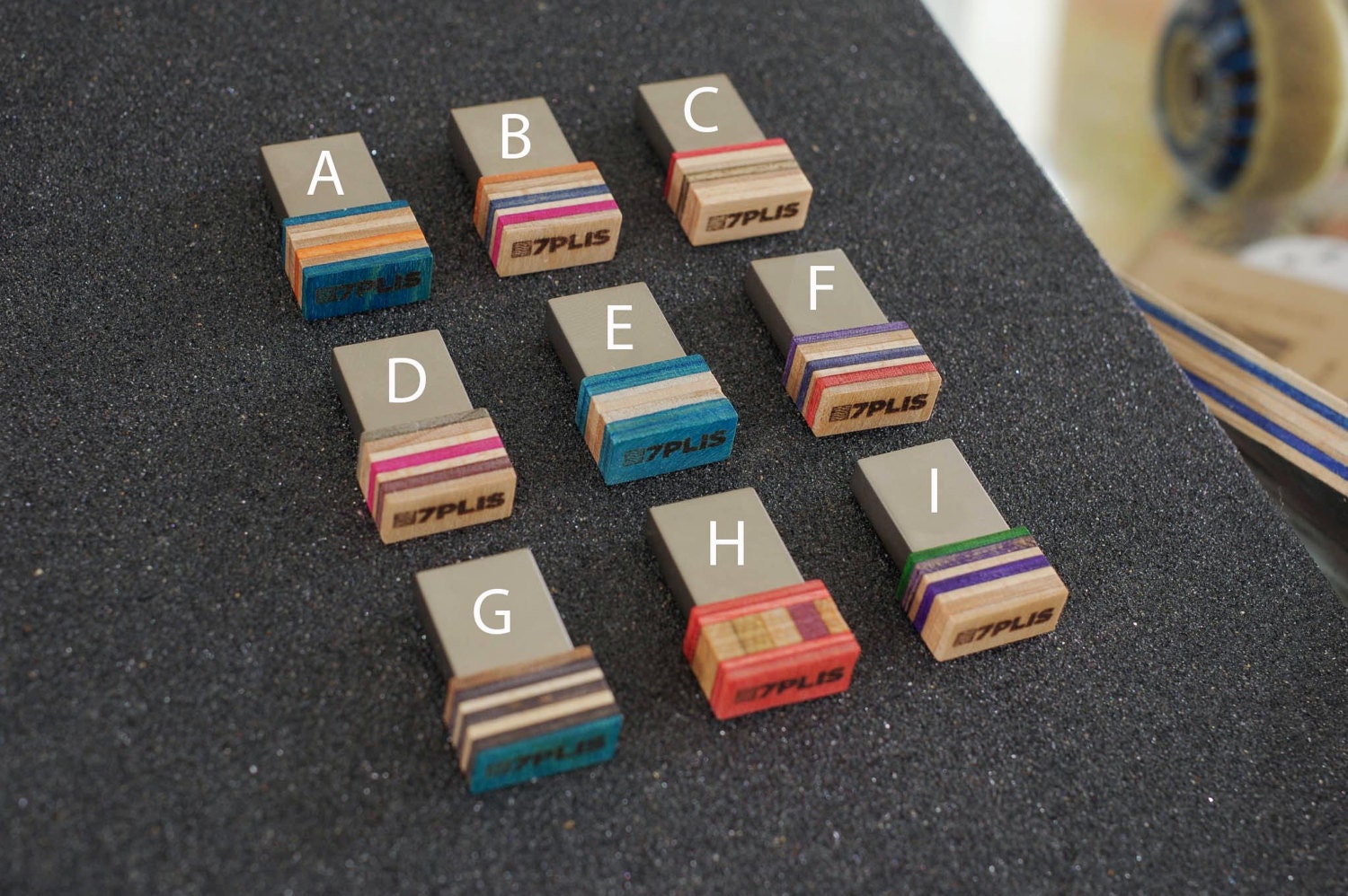 Skateboard Recycled USB Flash Drive Green Red Black Blue Brown - Etsy