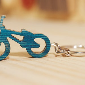 Keyring BMX Recycled Skateboard, Green Blue Black Yellow Wood, 7PLIS ...