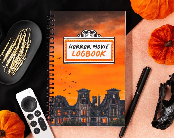 Horror Movie Journal Horror Movie Log Book Horror Fan Gift Horror Movie ...