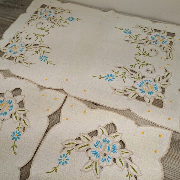 Embroidered Doilies - Etsy