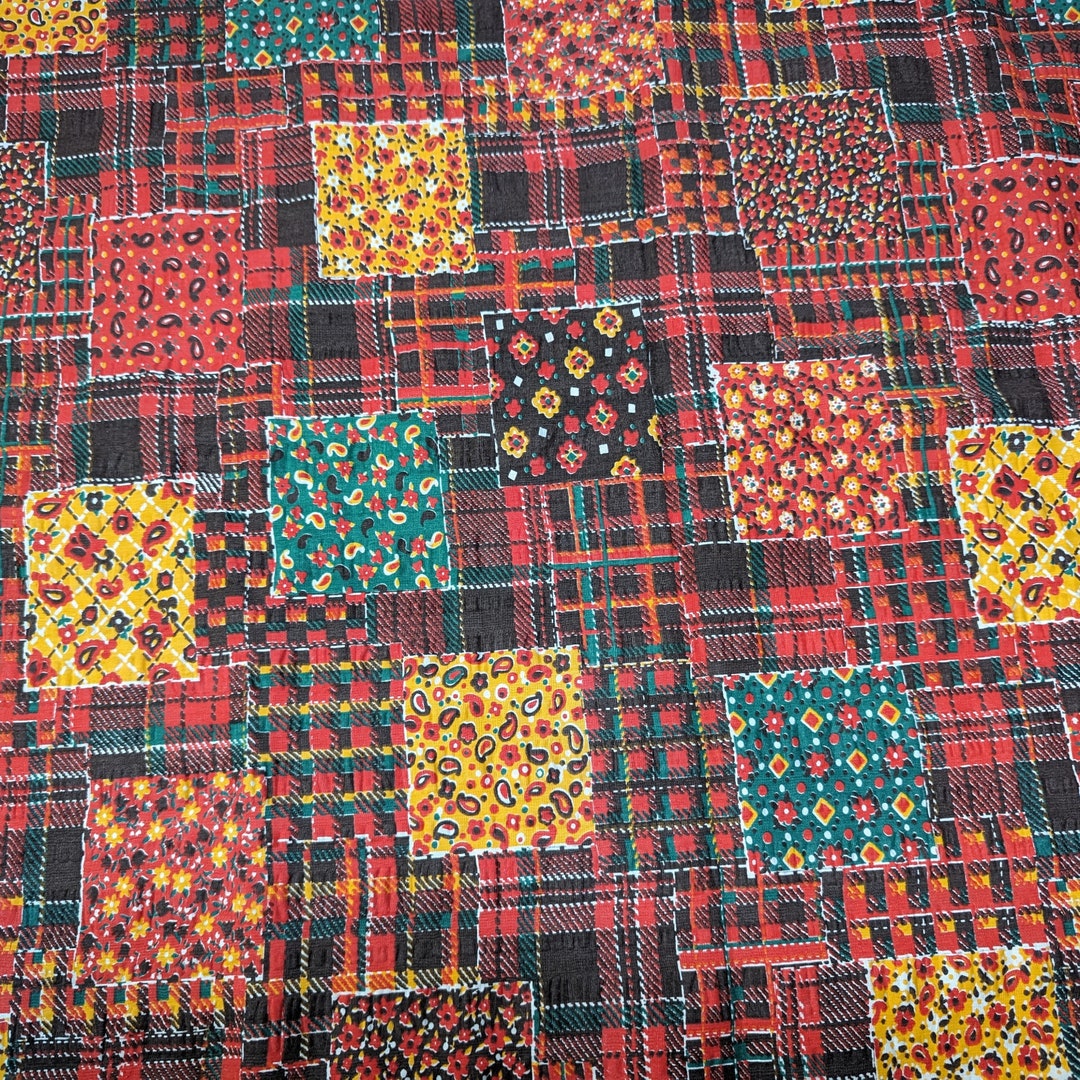Vintage 1970s Patch Fabric, Varied Yardage, Each Sold as Whole Piece - Etsy