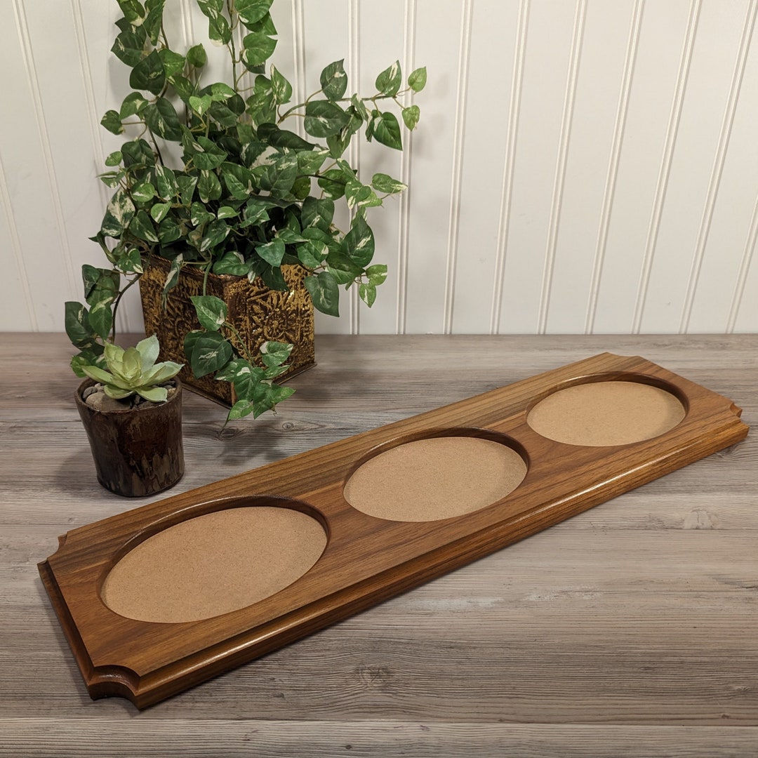 Vintage 3 Ovals Wood Frame, Vertical/horizontal, Mantle Frame, 1970's ...