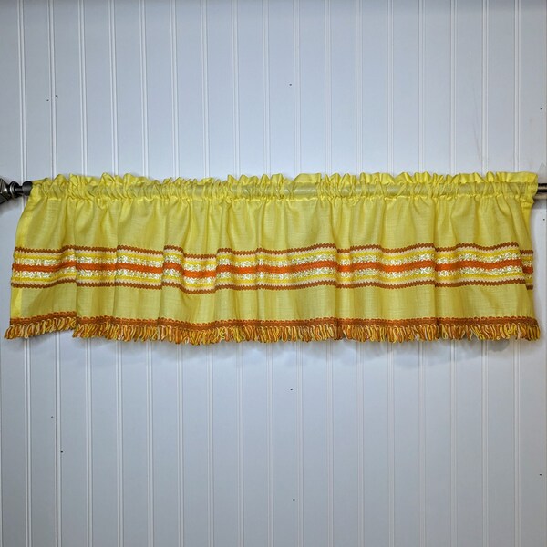 Yellow Valance - Etsy