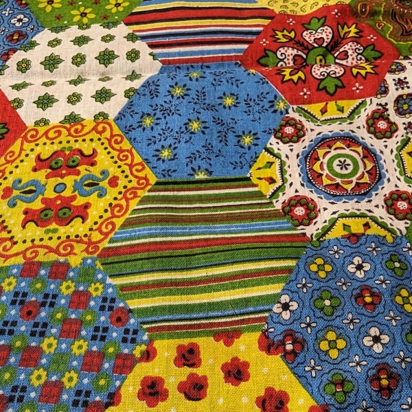 Vintage 1970s Fabric - Etsy