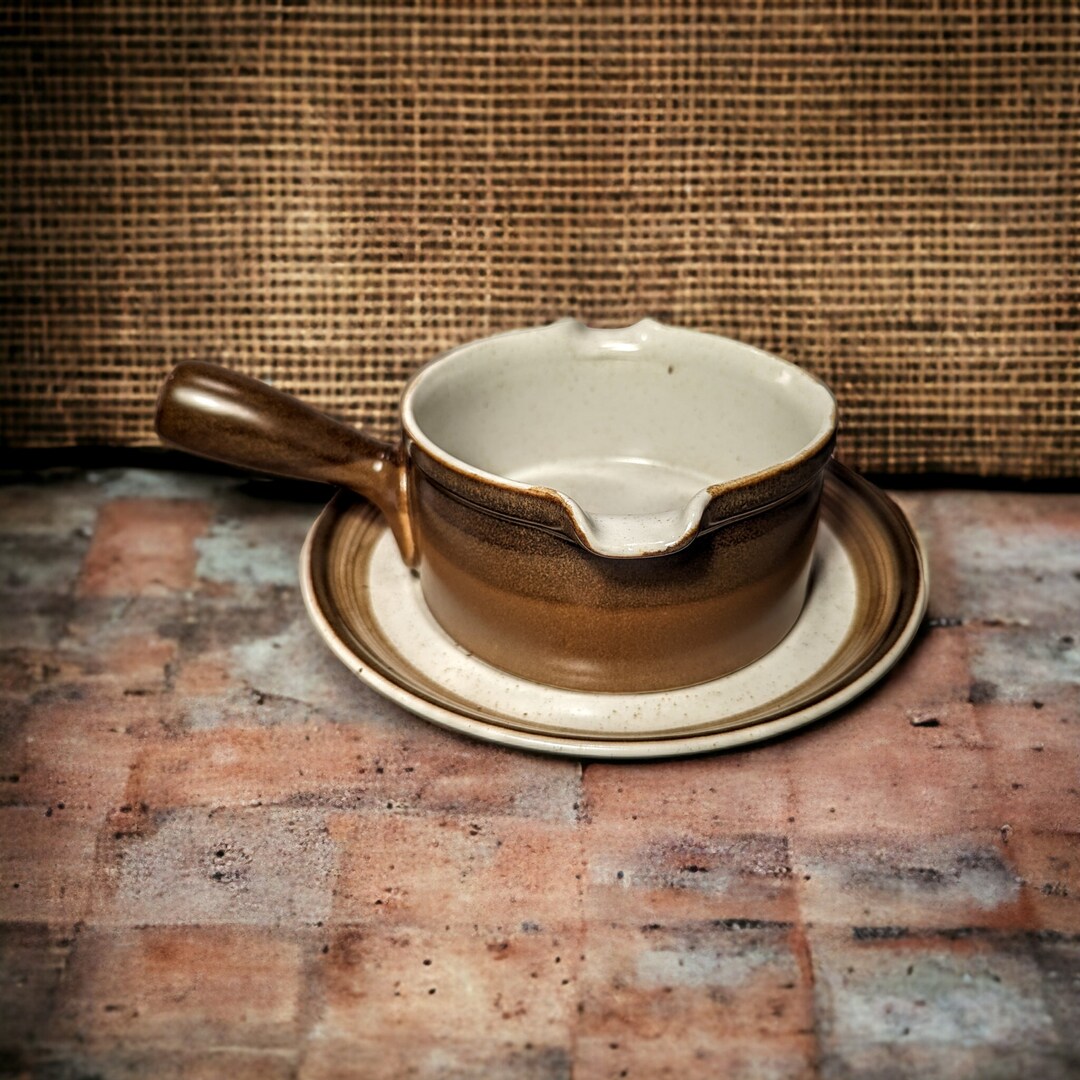 Mikasa Potters Art Ben Seibel Design Gravy Boat Sauce Dish PF012 ...