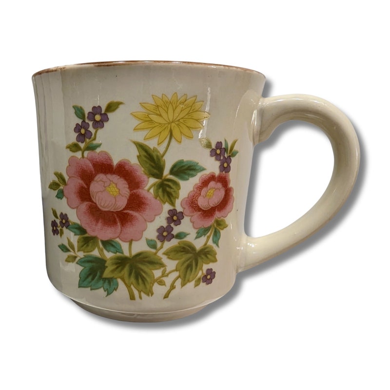 Floral Mug - Etsy