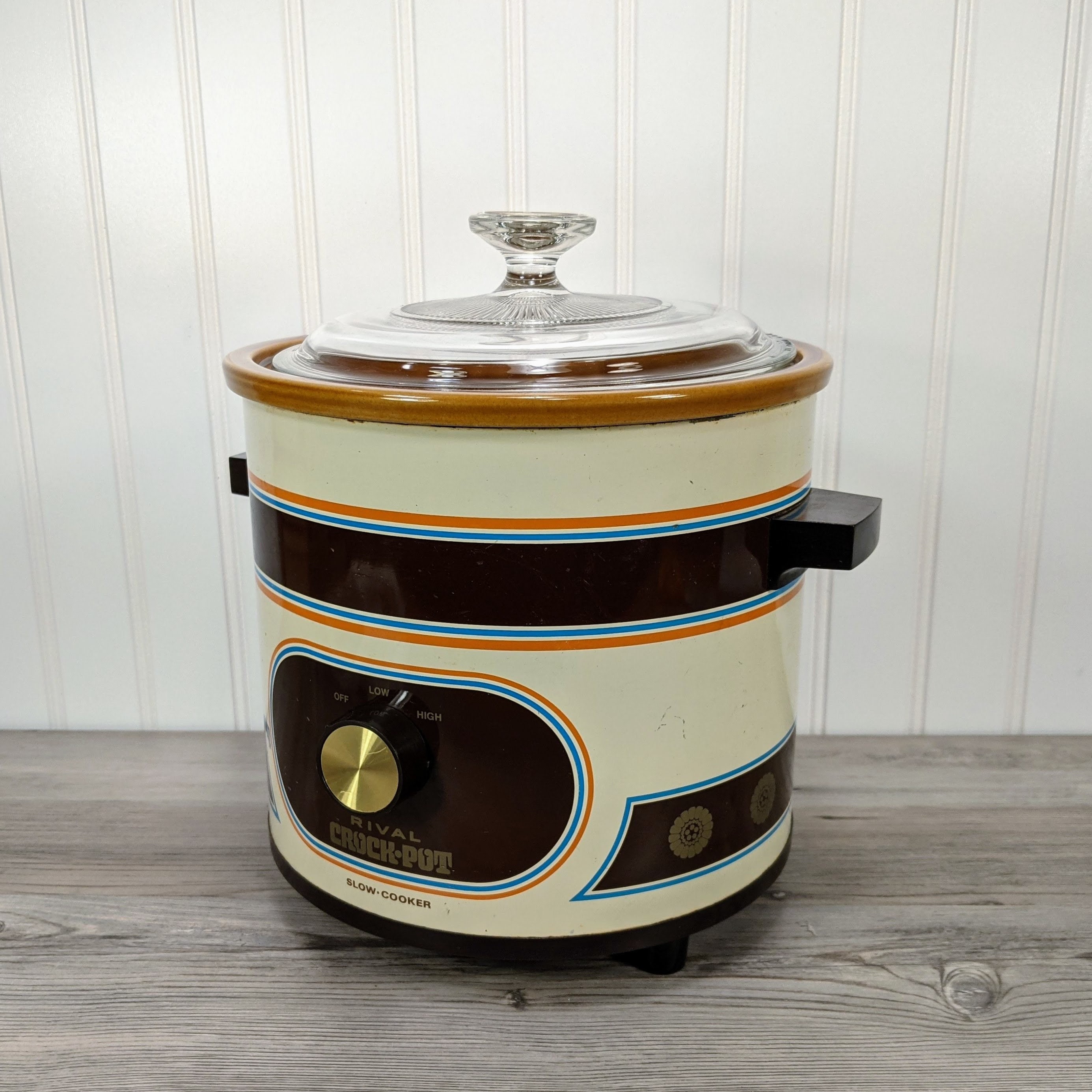 Vintage Retro 70s Rival 3.5 QT Crock Pot cheap