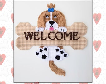 Plastic Canvas Dog - Etsy