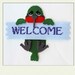 Monkey Welcome Sign-plastic Canvas Pattern-pdf Download - Etsy