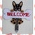 French Bulldog and Bone Welcome Sign-plastic Canvas Pattern-pdf ...