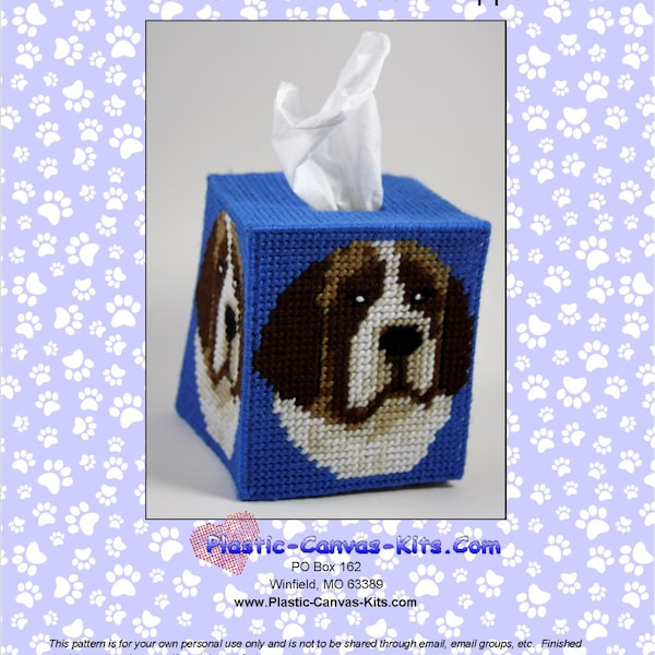 Plastic Canvas Dog Tissue Box Patterns - Etsy