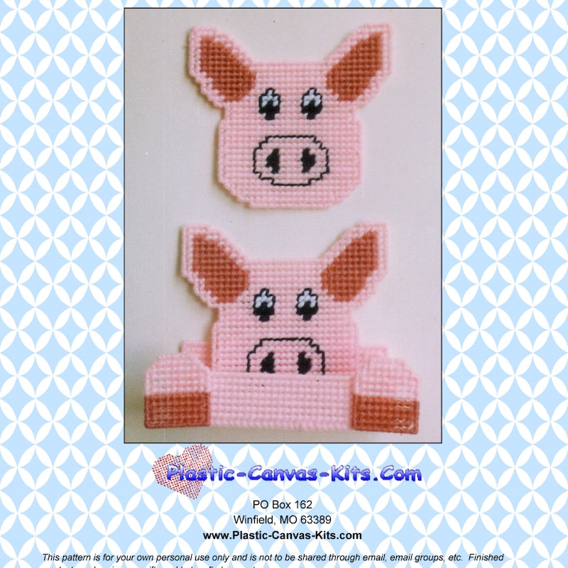 Crochet Pig Coasters - Etsy