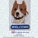 Pitbull Dog Welcome Sign-plastic Canvas Pattern-pdf Download | Etsy