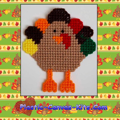 Thanksgiving Turkey Treat Holder-plastic Canvas Pattern-pdf - Etsy