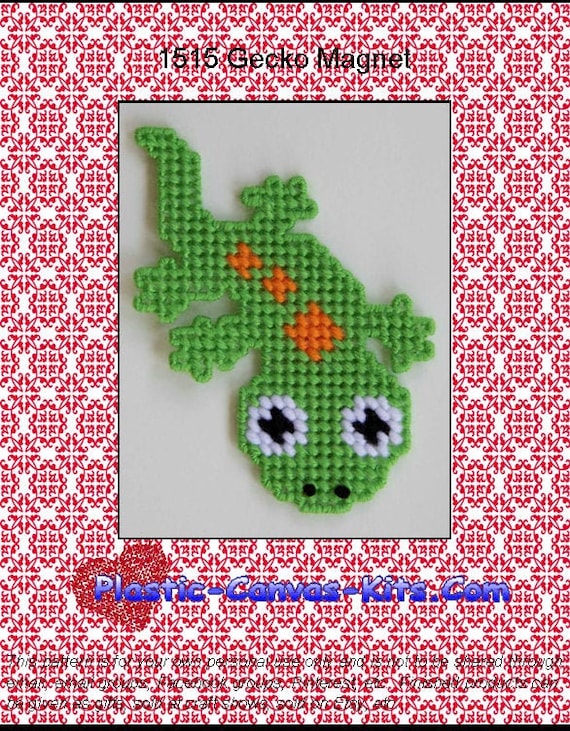 Gecko Magnet-plastic Canvas Pattern-pdf Download | Etsy