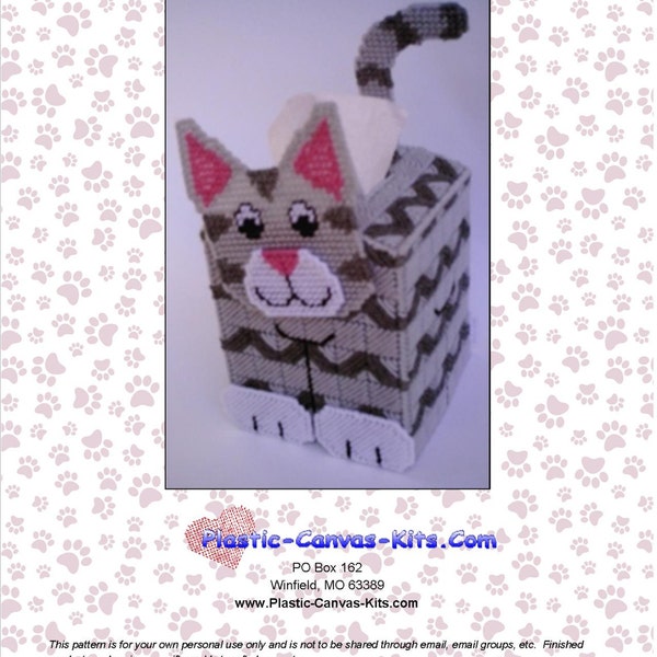 Plastic Canvas Kitty - Etsy