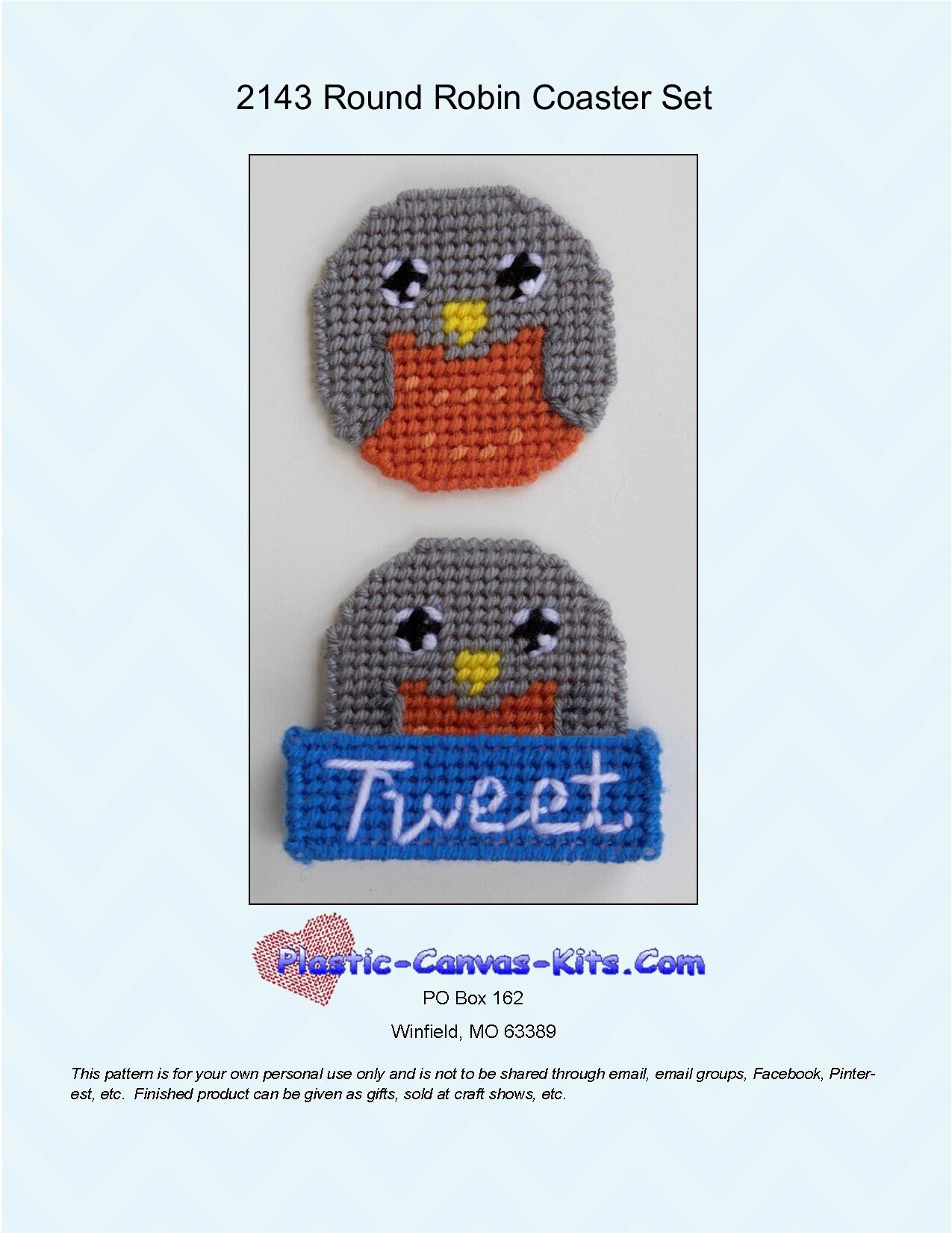 Round Robin Coaster Set-plastic Canvas Pattern-pdf Download - Etsy