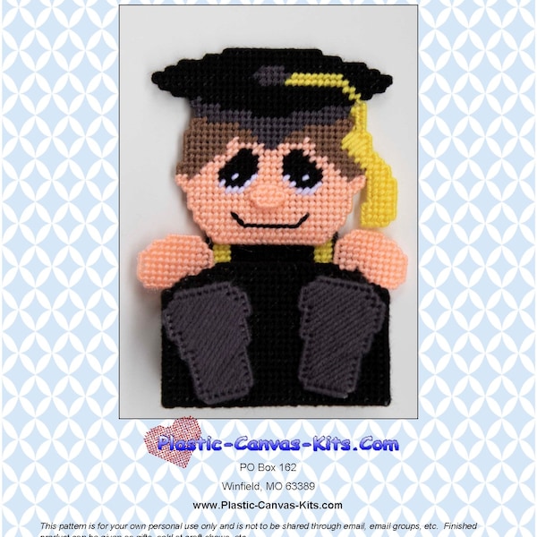 Graduation Plastic Canvas Patterns - Etsy