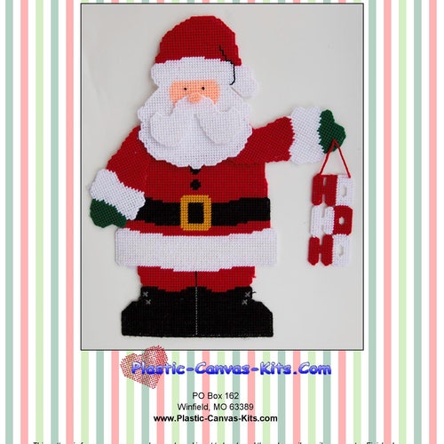 Woodsy Santa Wall Hanging-plastic Canvas Pattern-pdf Download - Etsy
