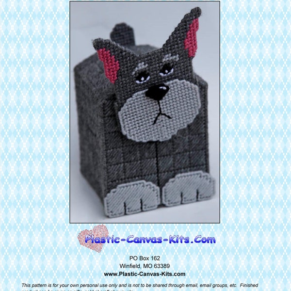 Plastic Canvas Dog Tissue Box Patterns - Etsy