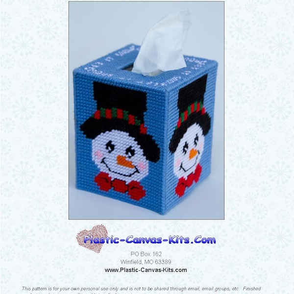 Tissue Box Cover Plastic Canvas - Etsy