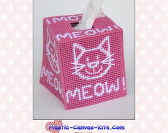 Kitty Cat Tissue Box Cover - Etsy