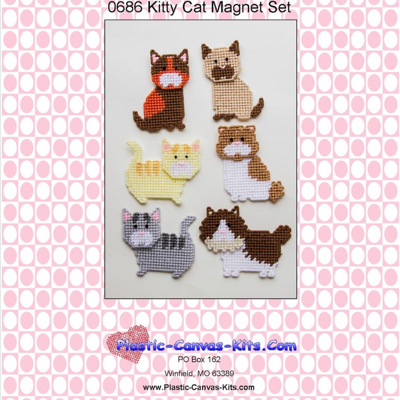 Plastic Canvas Kitty - Etsy