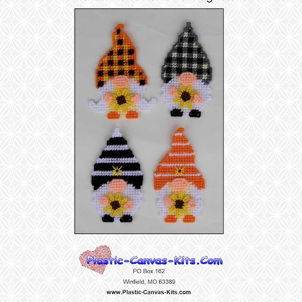 Plastic Canvas Gnome Magnet Patterns - Etsy