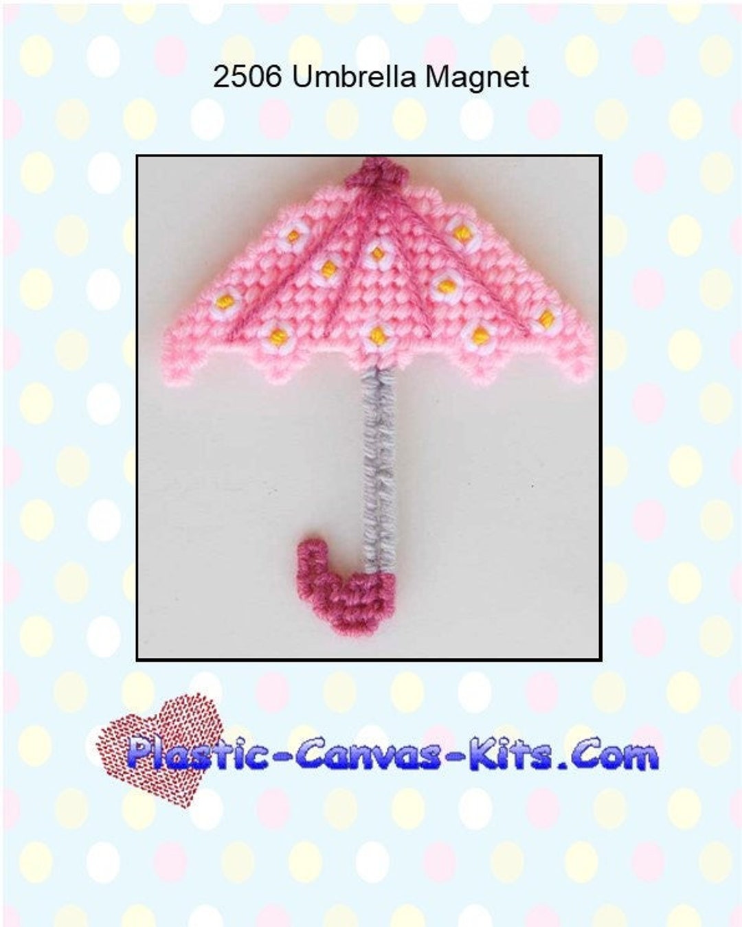 Umbrella Magnet-plastic Canvas Pattern-pdf Download - Etsy