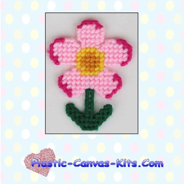 Plastic Canvas Flowers - Etsy