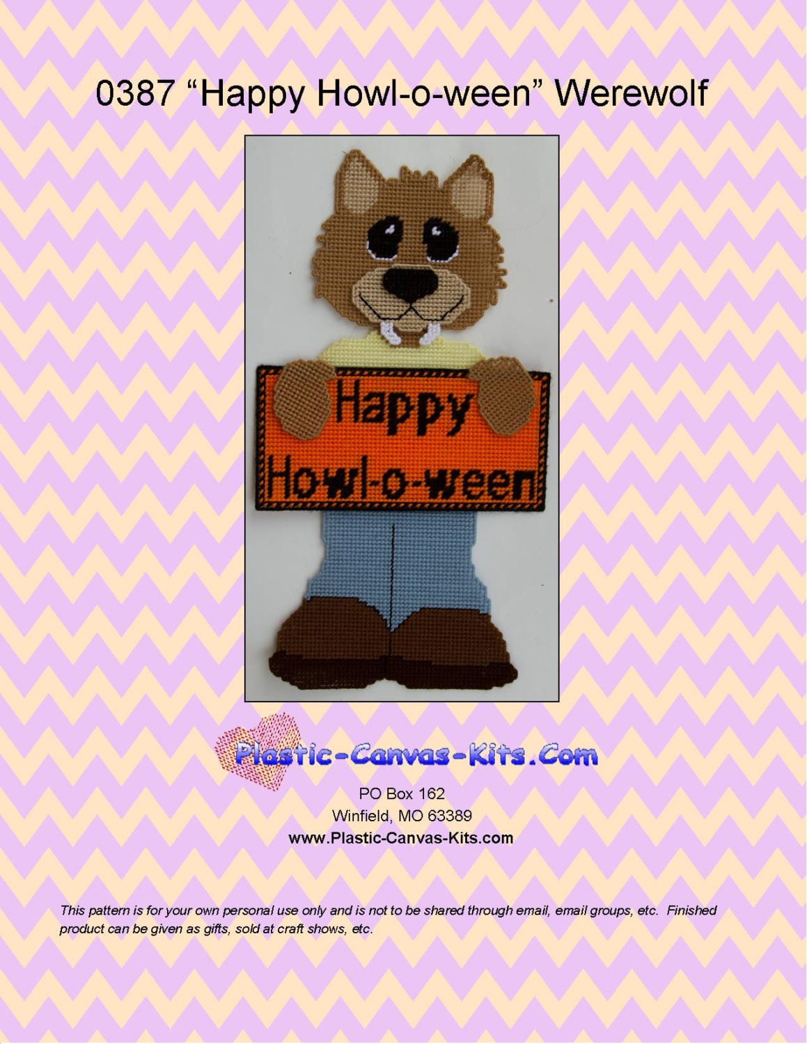 Happy Howl-o-ween Werewolf Wall Hanging-halloween-plastic - Etsy