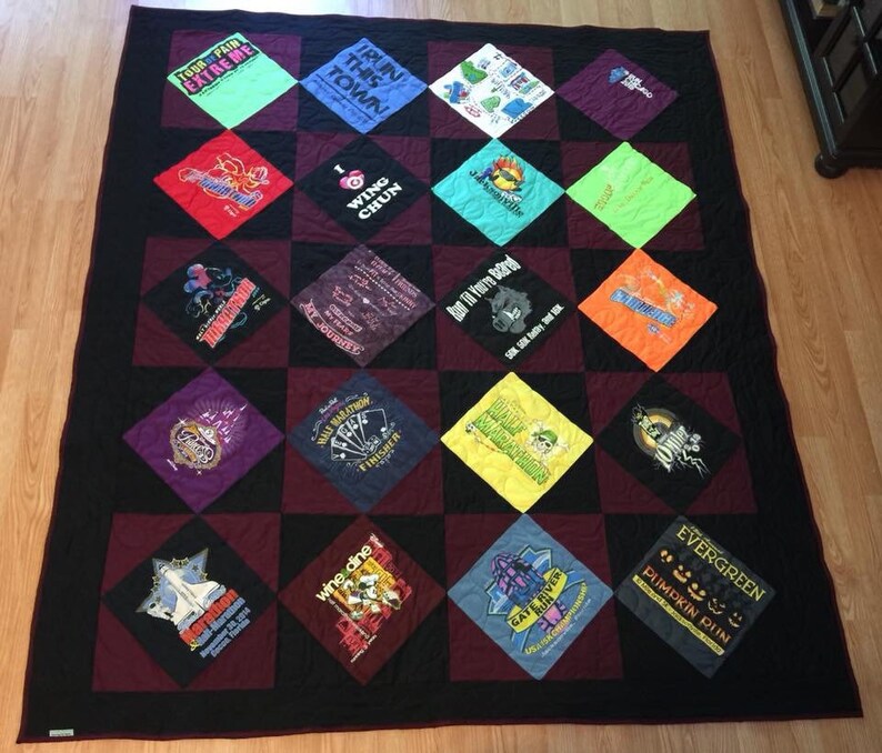 Custom Handmade T-shirt Quilt Pick Your Size BEAUTIFUL - Etsy
